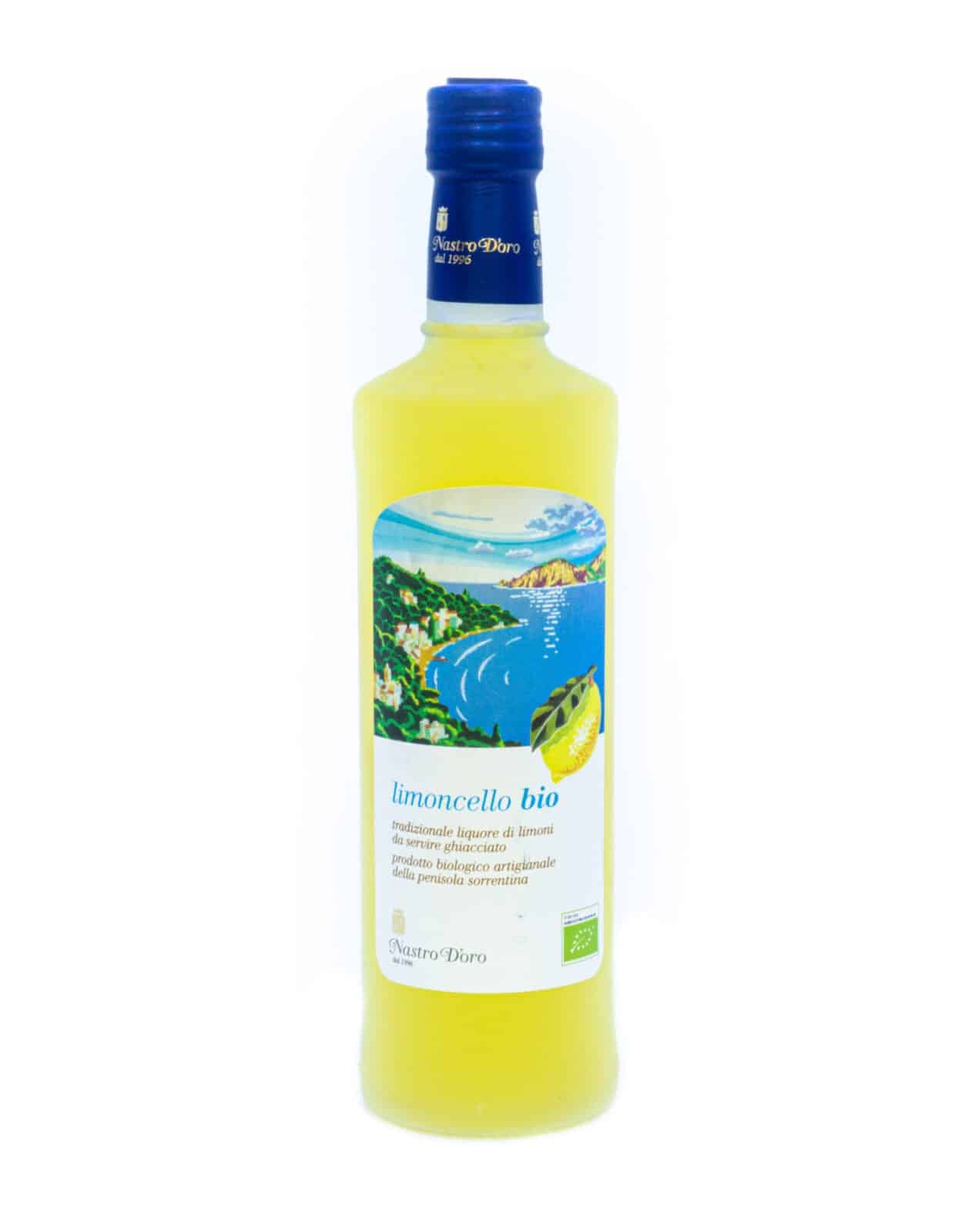 LIMONCELLO BIO - NASTRO D'ORO, es un licor típico de Italia